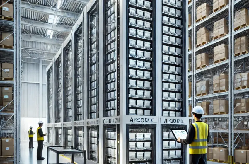 How a Vertical Lift Module Storage Increases Workplace Safety in Warehouses